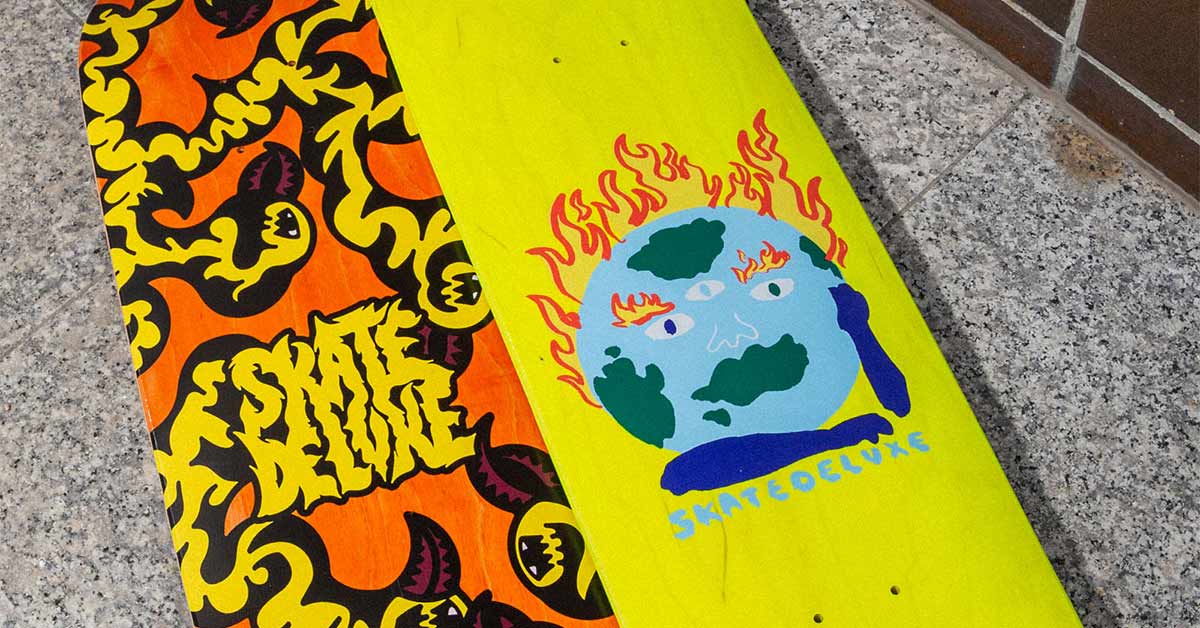 skatedeluxe Skateboard Deck Shape Guide